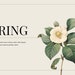 Minimal Green Spring Report Powerpoint Template - Etsy Canada