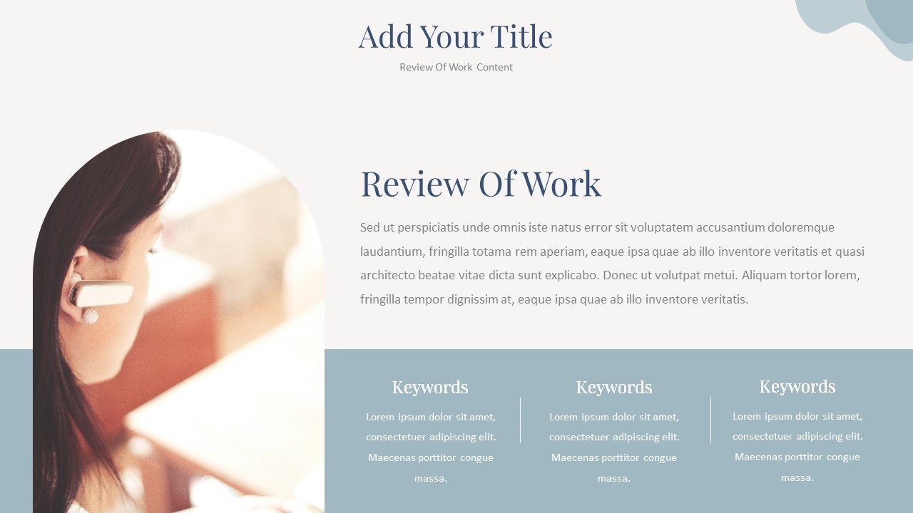 Minimal Work Summary Powerpoint Template - Etsy