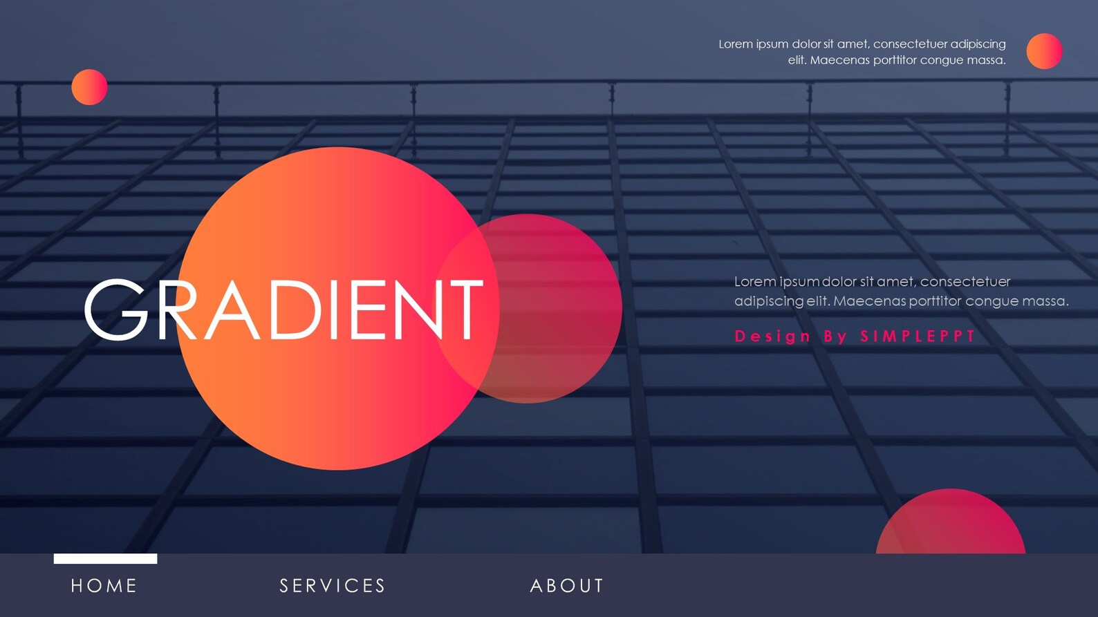 Creative Gradient Business Report Powerpoint Template - Etsy