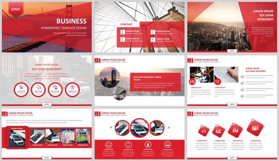 Minimal Magazine Style Business Powerpoint Template - Etsy