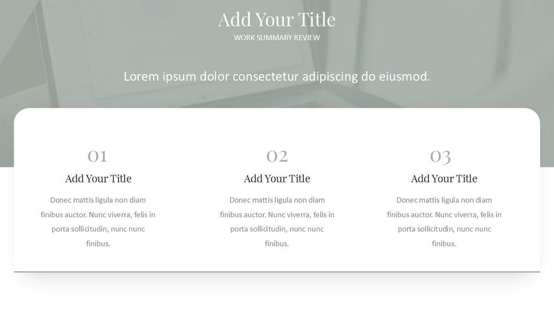 Minimal Modern Clean Report Powerpoint Template - Etsy