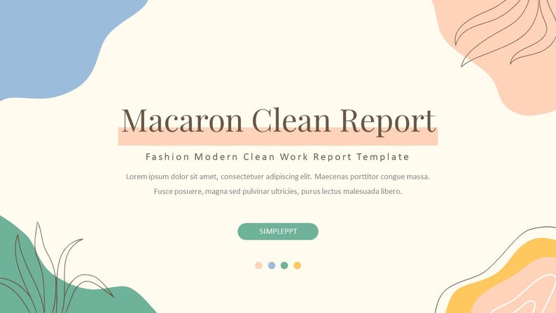 Minimal Modern Clean Business Powerpoint Template - Etsy