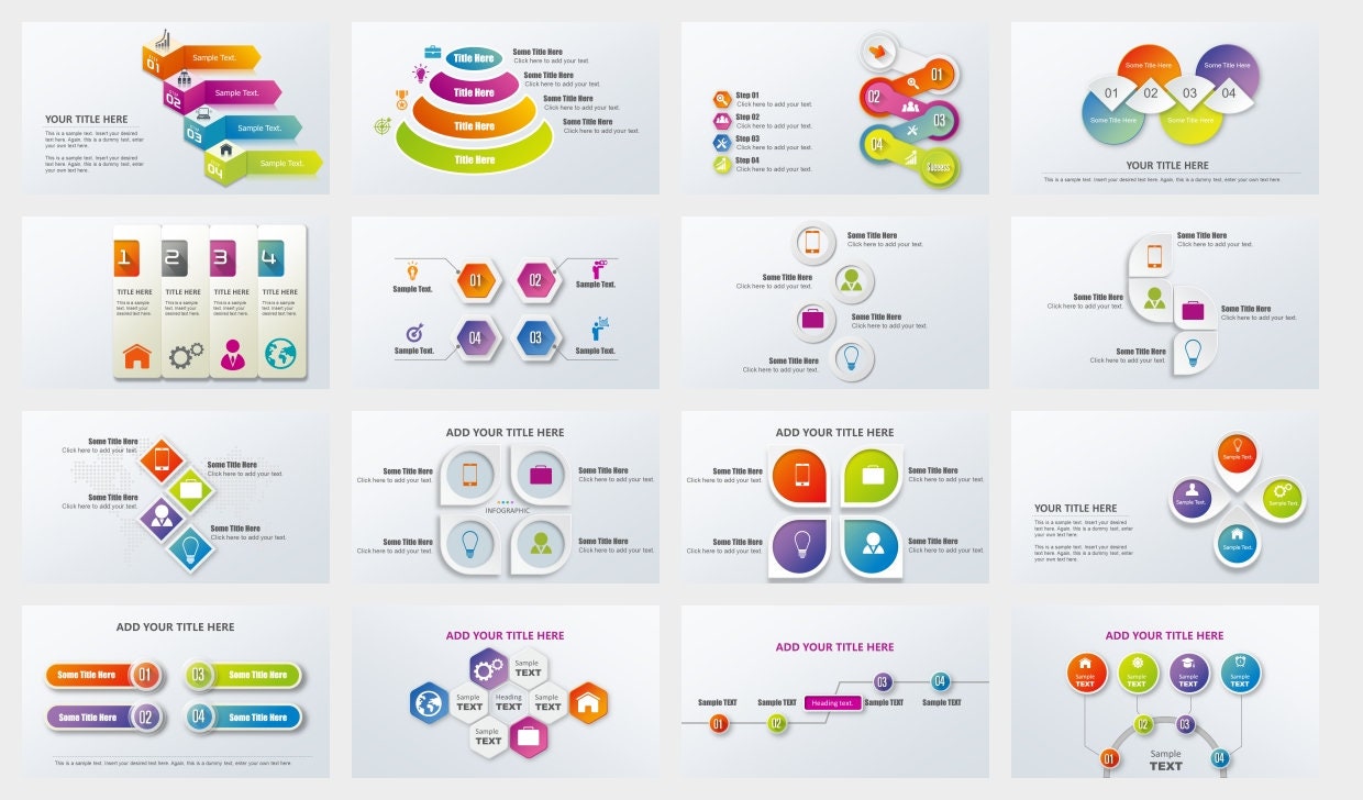 Powerpoint Infographics Slidesseason 04 - Etsy