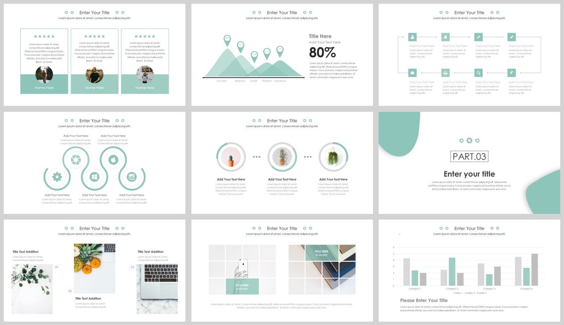Minimal Activity Planning Powerpoint Template - Etsy