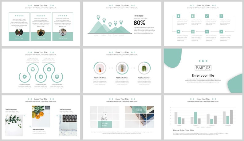 Minimal Activity Planning Powerpoint Template - Etsy