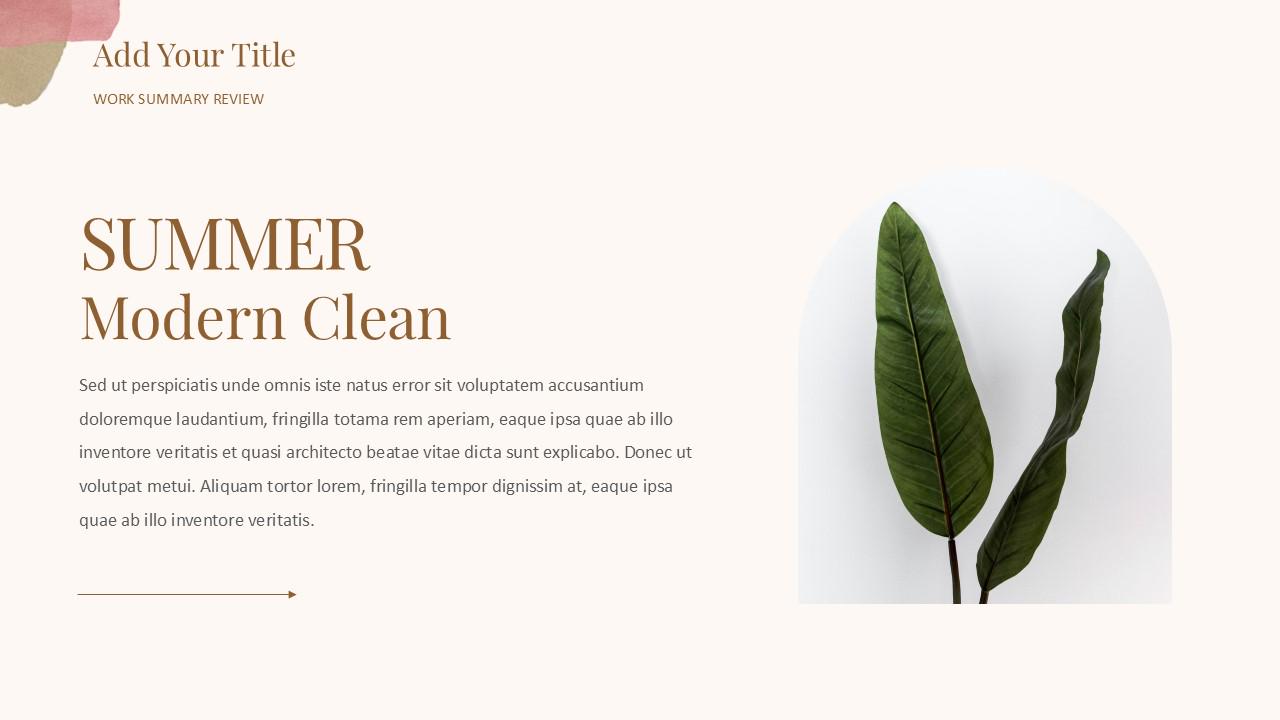 Minimal Modern Clean Report Powerpoint Template - Etsy