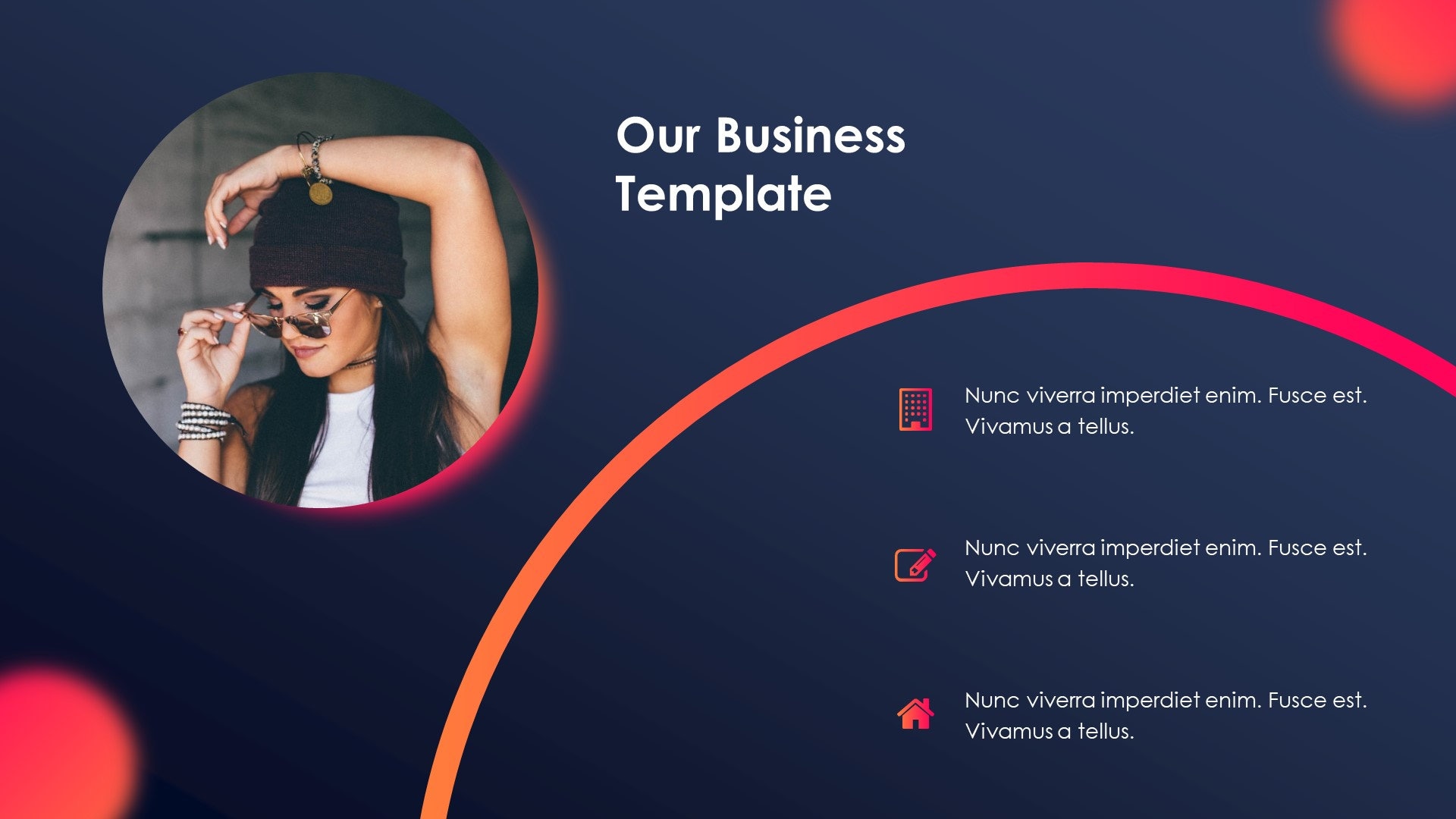 Creative Gradient Business Report Powerpoint Template - Etsy