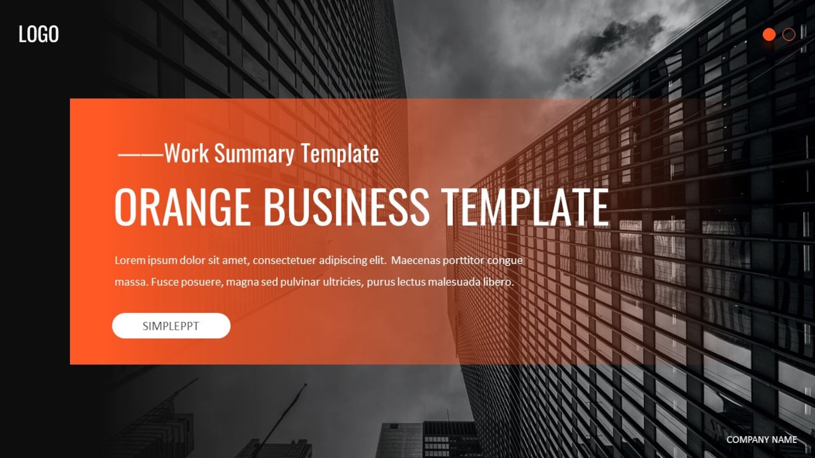 Modern Business Report Powerpoint Template - Etsy