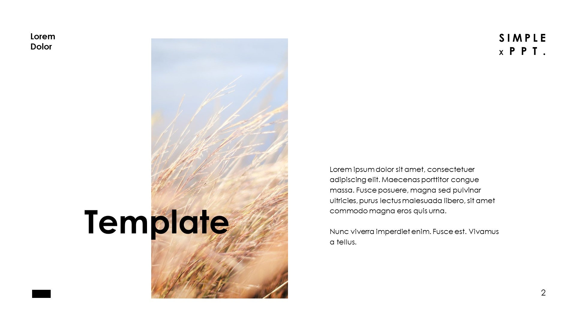 Simple Magazine Style Powerpoint Template - Etsy