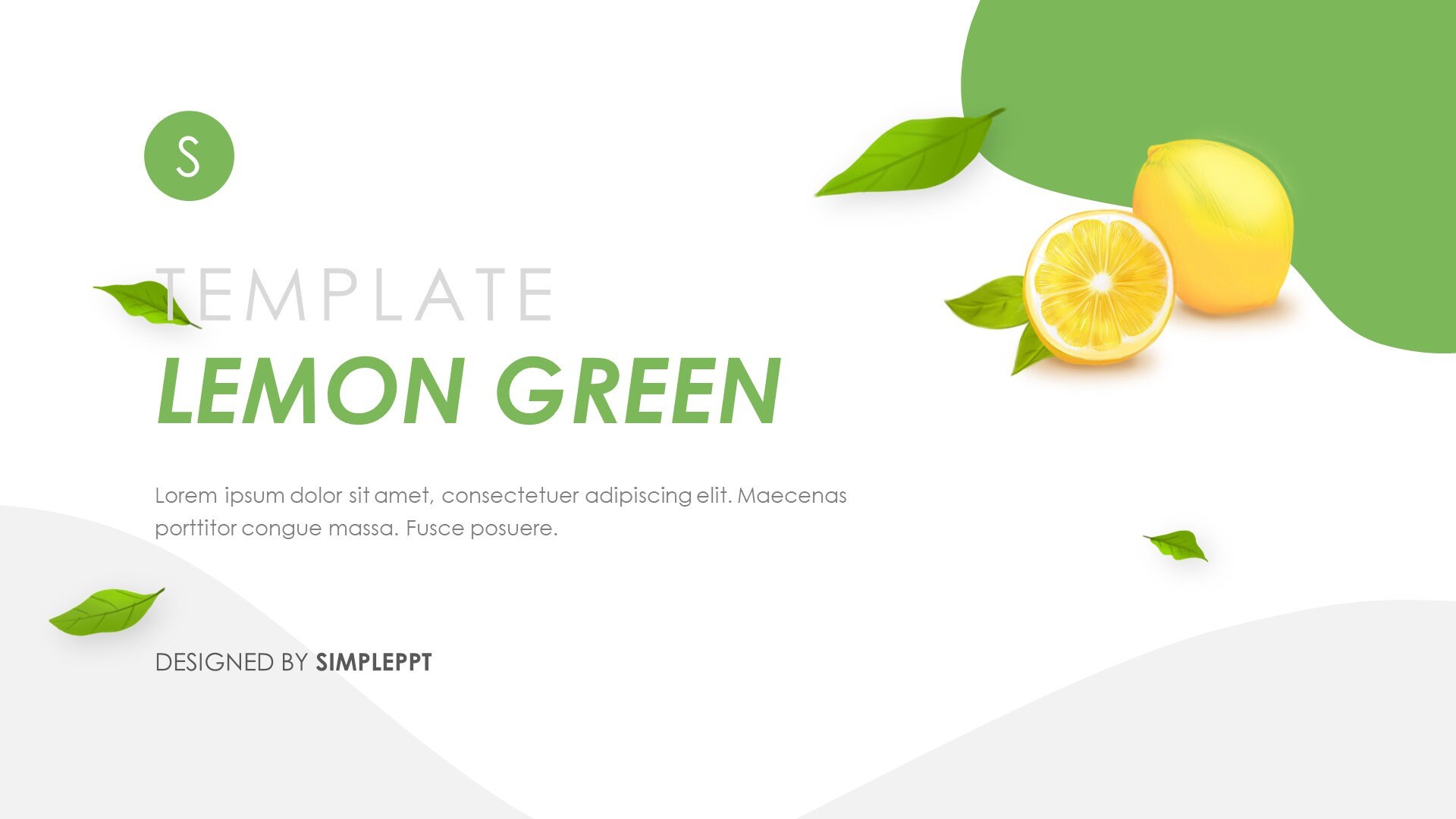 Lemon Green Minimal Magazine Style Powerpoint Template - Etsy