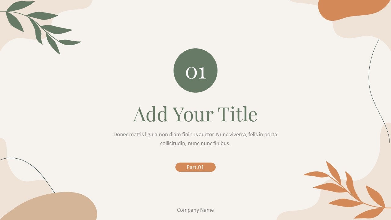 Minimal Modern Clean Style Powerpoint Template - Etsy