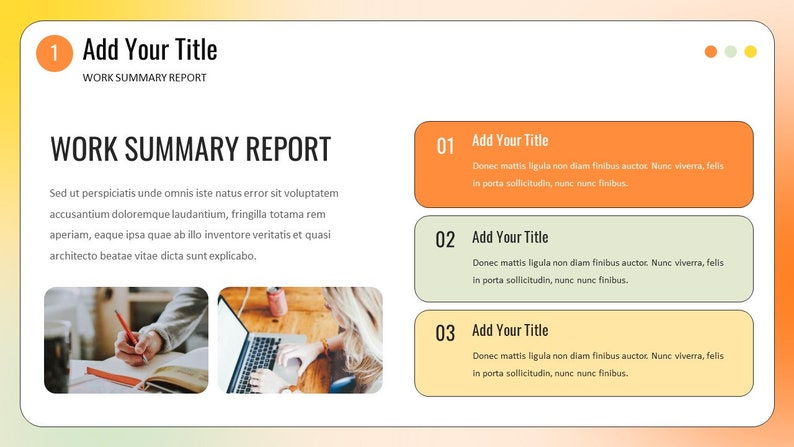 Minimal Mid-year Work Report Powerpoint Template - Etsy
