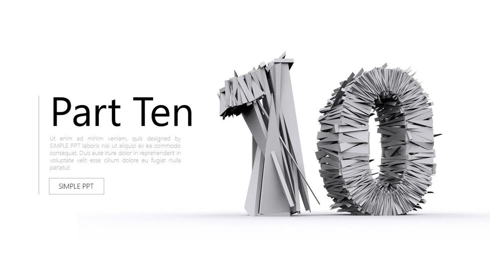 3D Broken Technology Powerpoint Template - Etsy