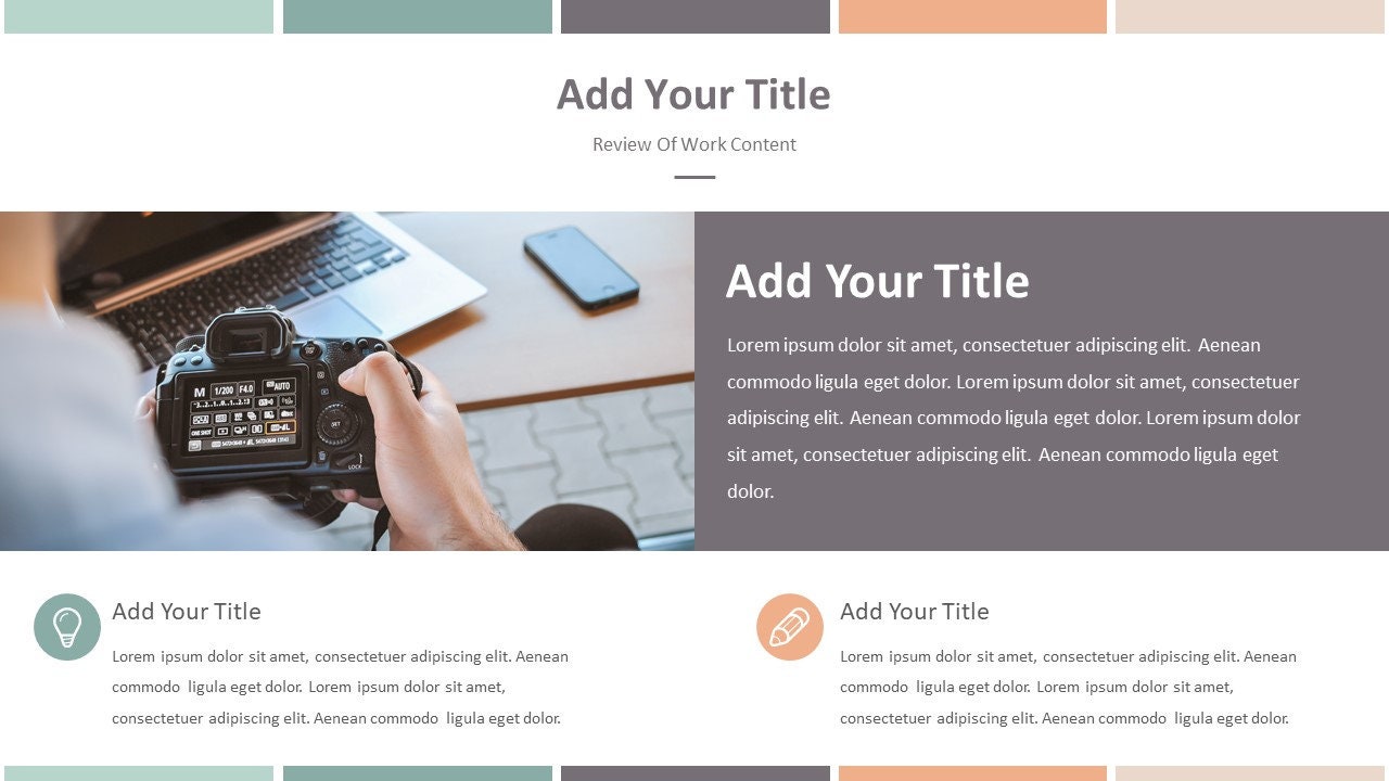 Minimal Work Summary Powerpoint Template - Etsy