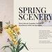 Minimal Green Spring Report Powerpoint Template - Etsy Canada