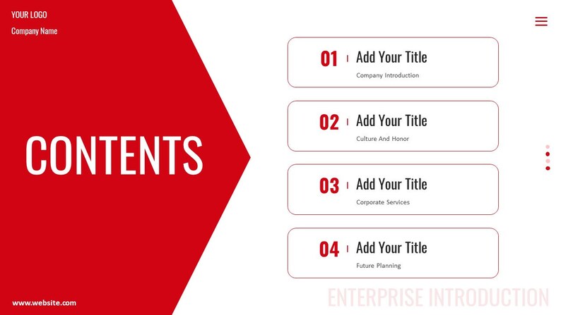Modern Enterprise Introduction Business Powerpoint Template - Etsy
