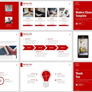 Minimal Modern Clean Business Powerpoint Template - Etsy