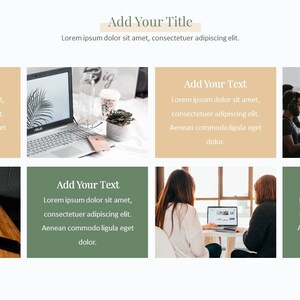 Minimal Modern Clean Style Powerpoint Template - Etsy