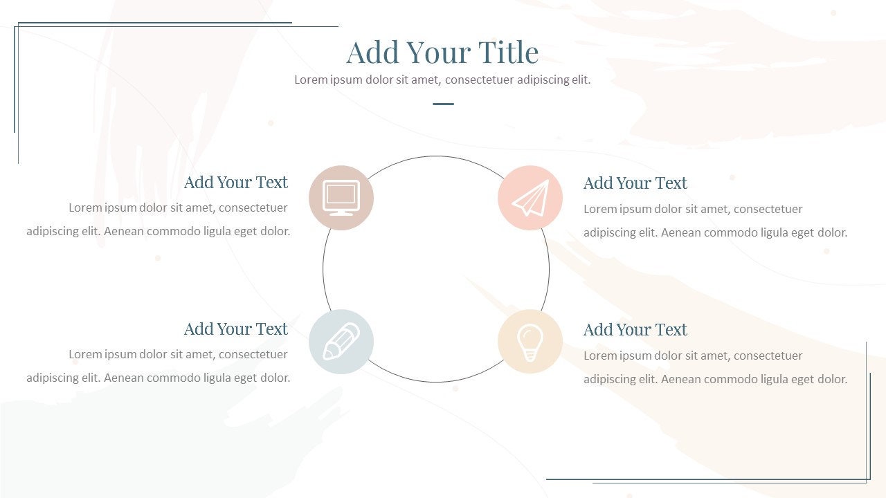 Minimal Water-color Style Powerpoint Template - Etsy