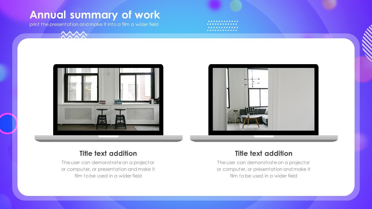 Creative Gradient Business Report Powerpoint Template - Etsy