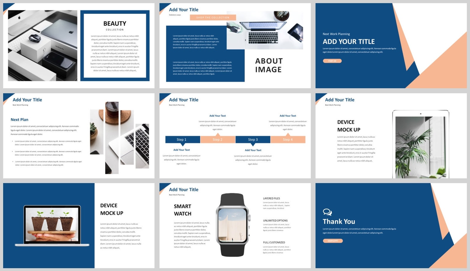 Minimal Modern Clean Business Powerpoint Template - Etsy