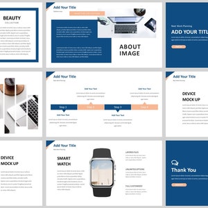 Minimal Modern Clean Business Powerpoint Template - Etsy