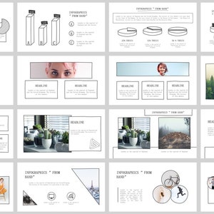 Handdraw Style Report Powerpoint Template - Etsy