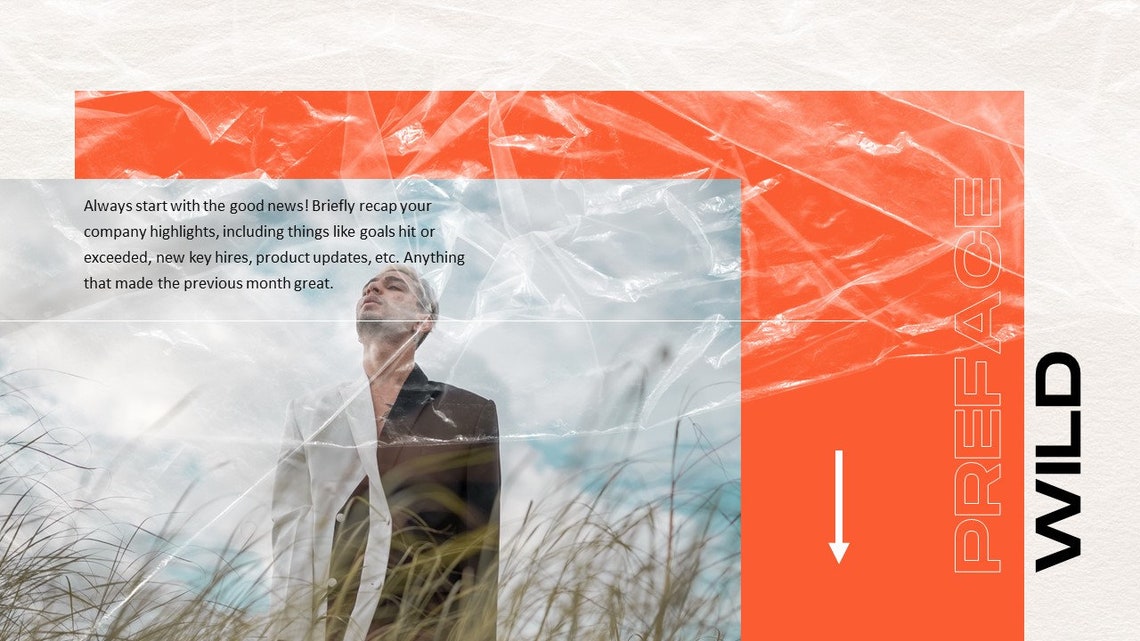 Minimal Fashion Magazine Style Report Powerpoint Template - Etsy