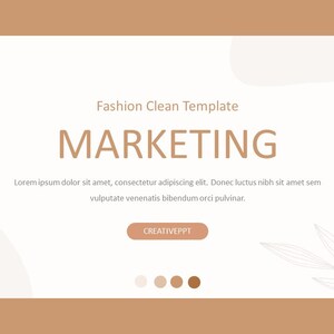 Minimal Modern Clean Style Powerpoint Template - Etsy