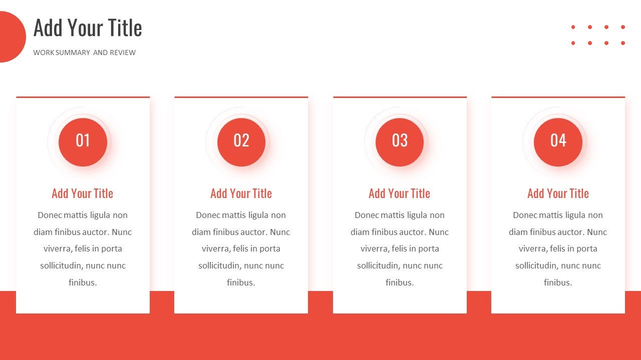 Minimal Work Summary Powerpoint Template - Etsy