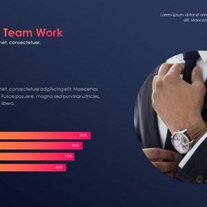 Creative Gradient Business Report Powerpoint Template - Etsy