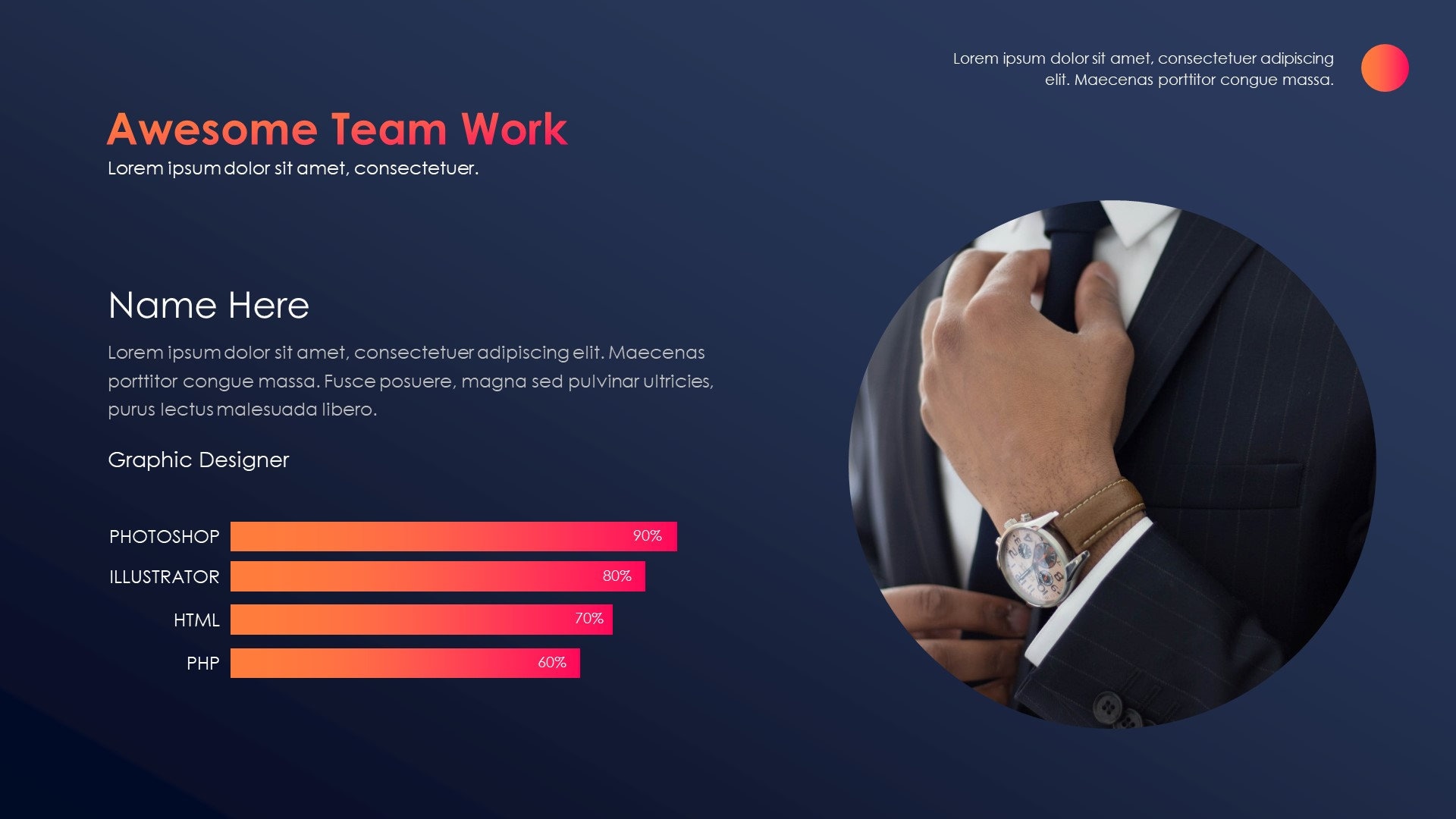 Creative Gradient Business Report Powerpoint Template - Etsy