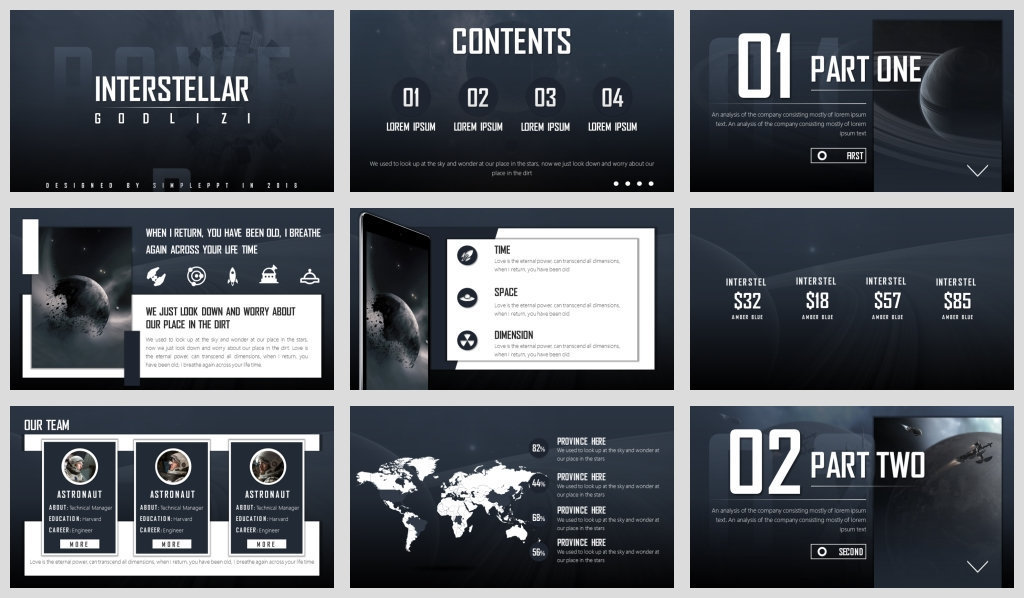 Simple Magazine Style of Technology Powerpoint Template 03 - Etsy