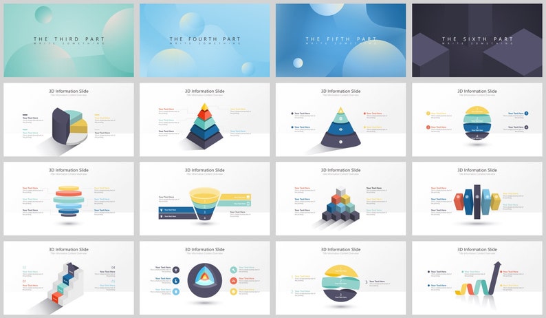 Simple & Modern Business Powerpoint Template[season 01] - Etsy