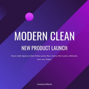 Modern Clean Technology Powerpoint Template - Etsy