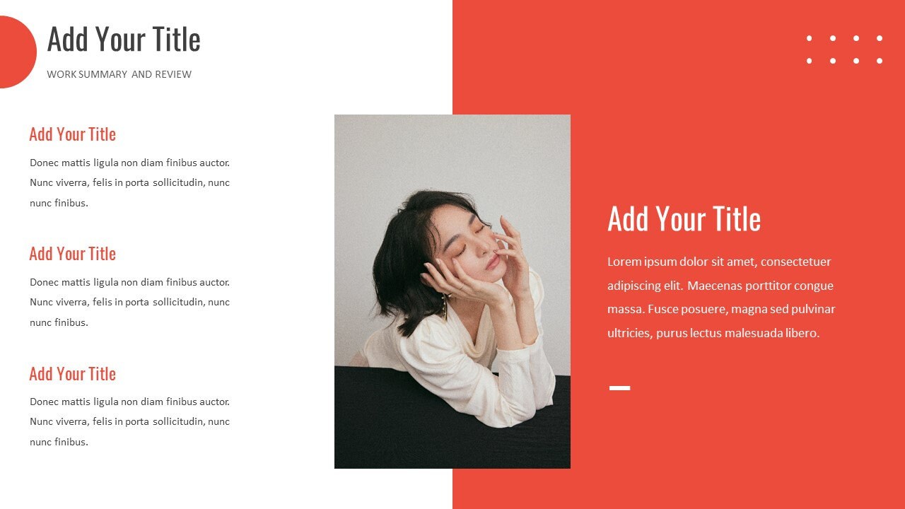 Minimal Work Summary Powerpoint Template - Etsy