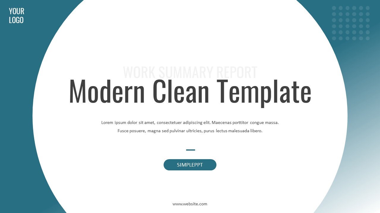 Minimal Clean Business Powerpoint Template - Etsy