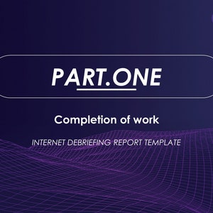 Minimal Internet Plan Report Template - Etsy