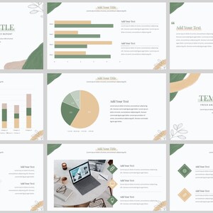 Minimal Modern Clean Style Powerpoint Template - Etsy