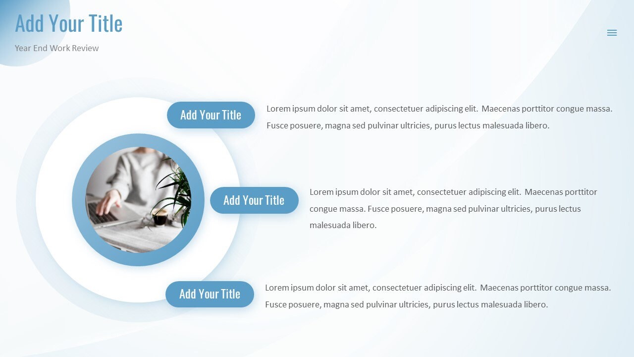 Minimal Blue Business Powerpoint Template - Etsy