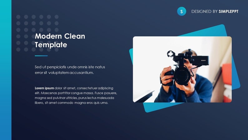 Minimal Magazine Style Technology Powerpoint Template02 - Etsy