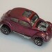 Hot Wheels Custom Volkswagen maroon Vintage 1967 by Mattel Made in Hong ...