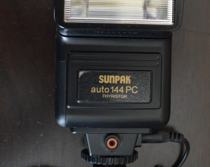 Sunpak 144PC Thyristor Flash (used With Nikon FE) - Vintage 1980 - Excellent Working Condition ...
