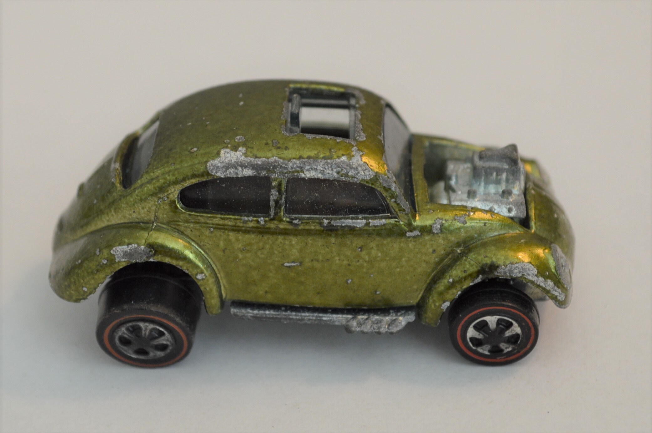 Hot Wheels Custom Volkswagen (olive) - Vintage 1967 - by Mattel - Made ...