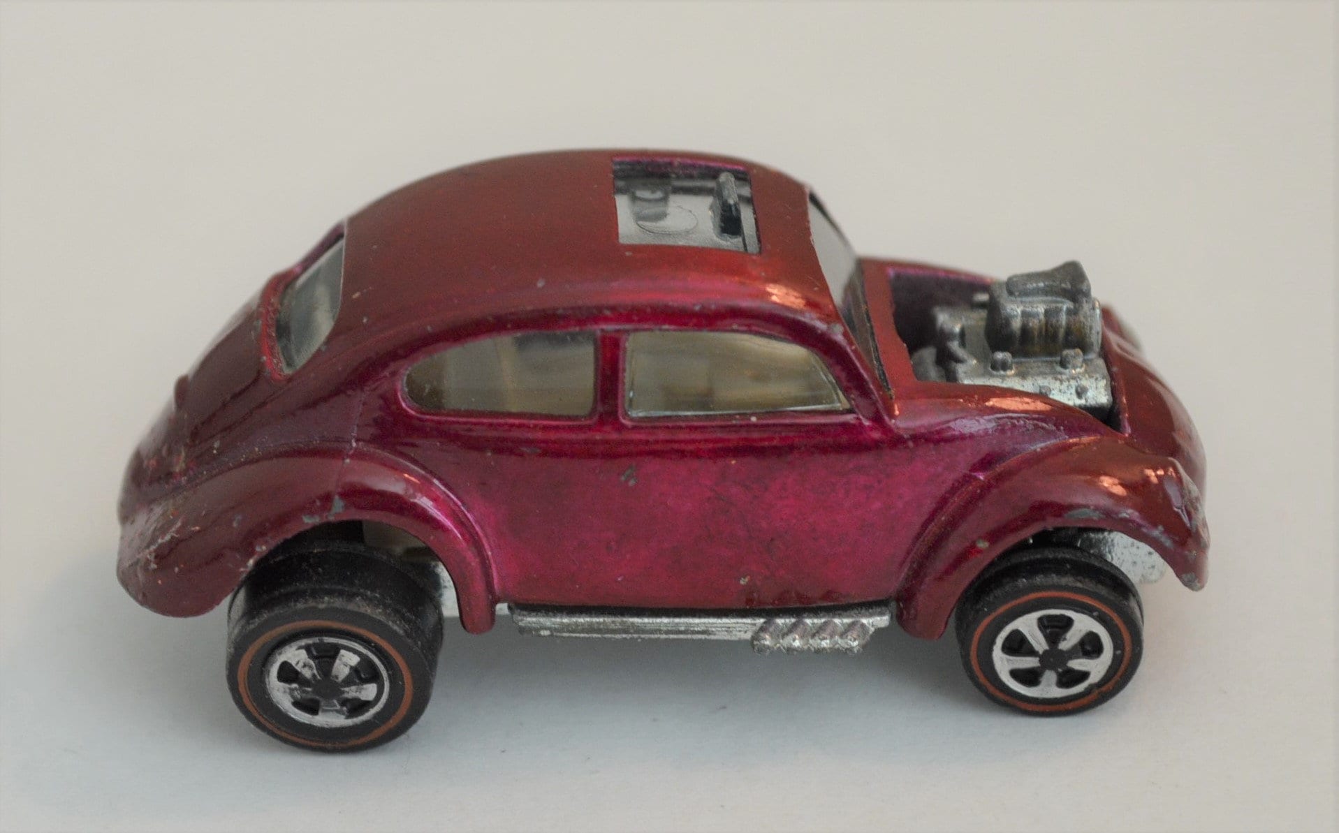 Hot Wheels Custom Volkswagen maroon Vintage 1967 by Mattel Made in Hong ...