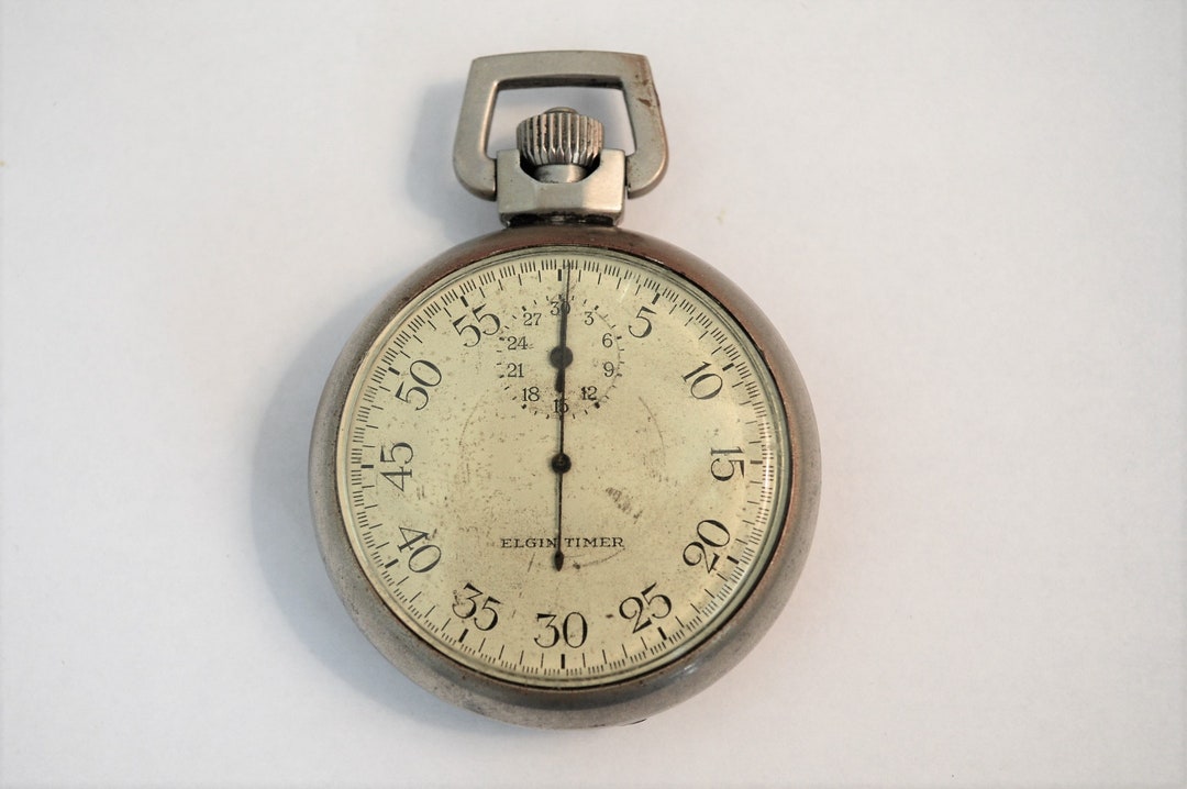 WWII Navy Elgin Stopwatch Vintage 1944 - Etsy