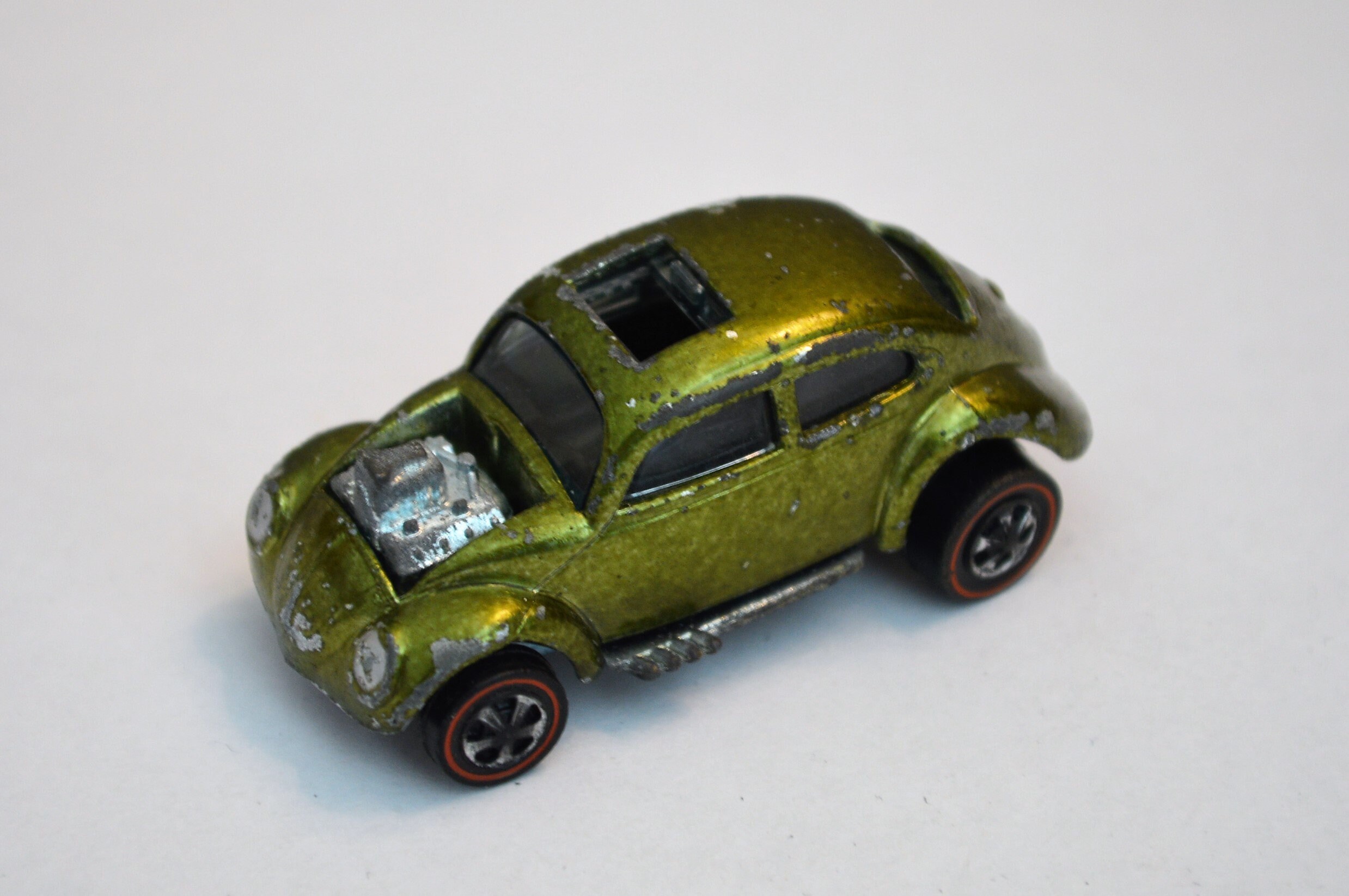 Hot Wheels Custom Volkswagen (olive) - Vintage 1967 - by Mattel - Made ...