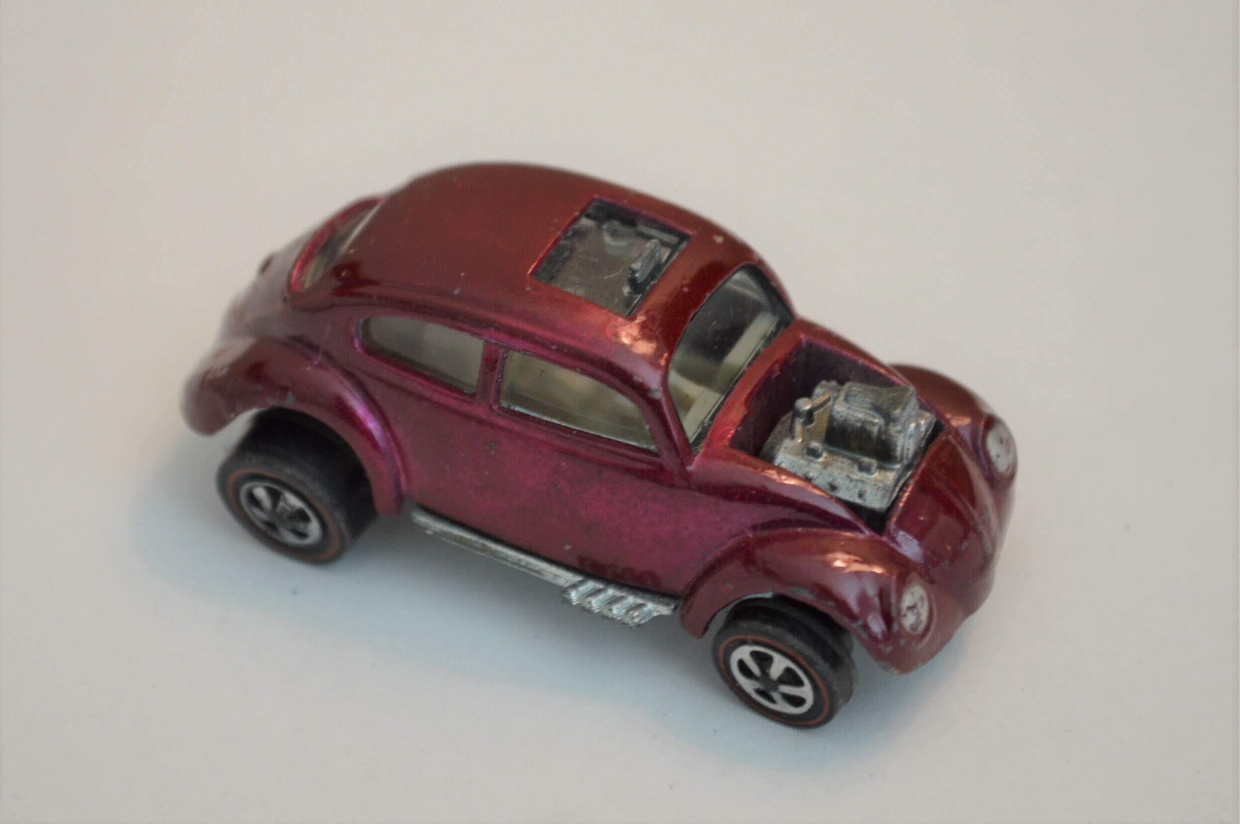 Hot Wheels Custom Volkswagen maroon Vintage 1967 by Mattel Made in Hong ...
