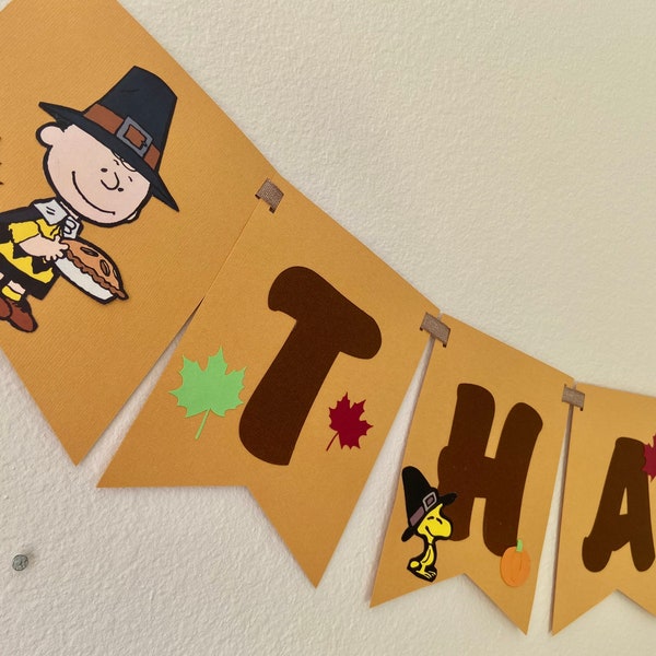 Peanuts Thanksgiving Signs - Etsy