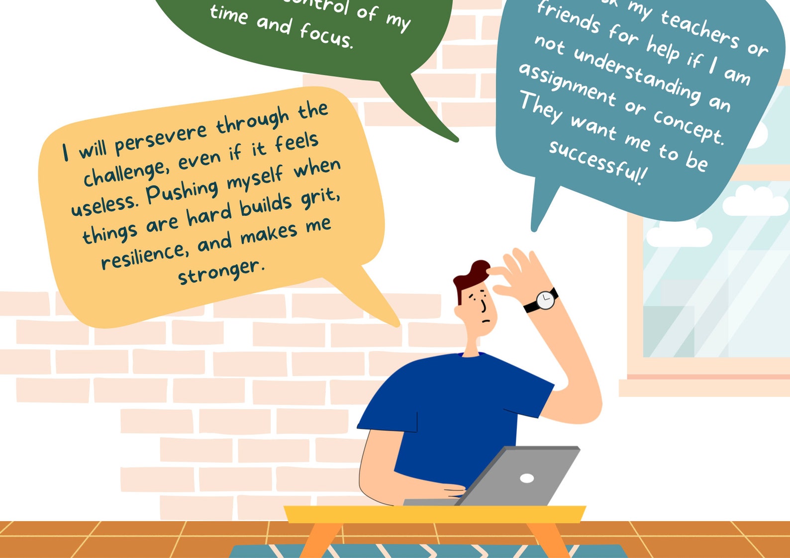 Positive Self Talk Poster for Classroom, Office, Etc. - Etsy